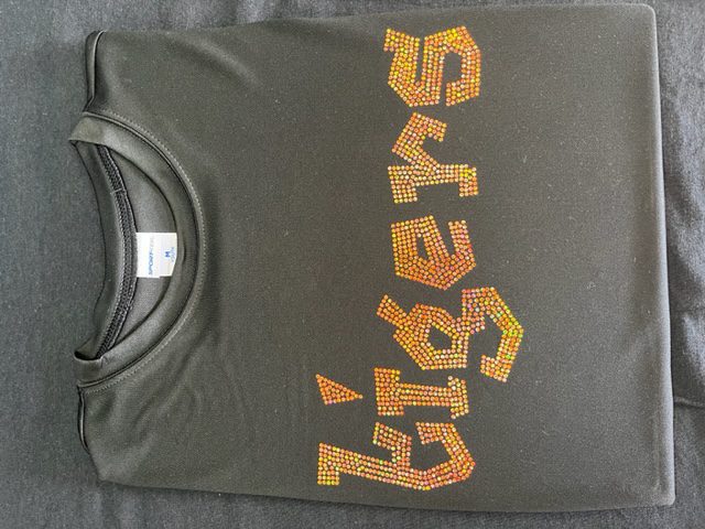 Tigers Spangle Shirt Sport-Tek Polyester Material - Embroidery Express ...